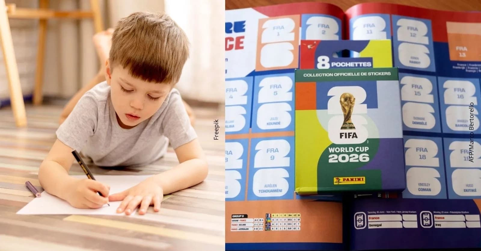 Álbum del Mundial hecho a mano por un niño: Así reaccionó Panini